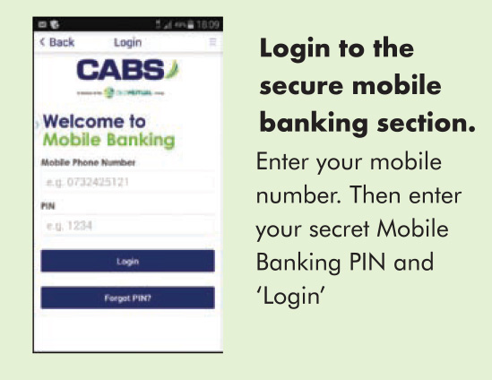 Mobile Banking App | CABS | A member of the Old Mutual Group