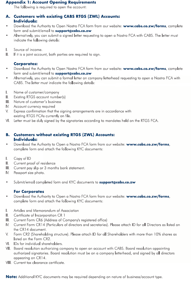 Frequently Asked Questions RBZ Exchange Control Circular No.3 of 2020 ...